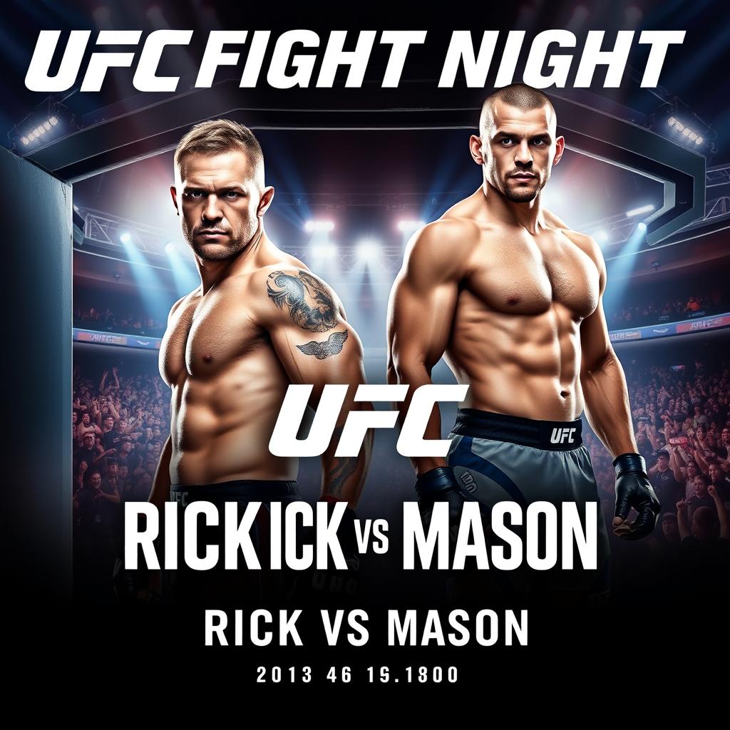 UFC Fight Night: Rick vs Mason - Epic Showdown Poster