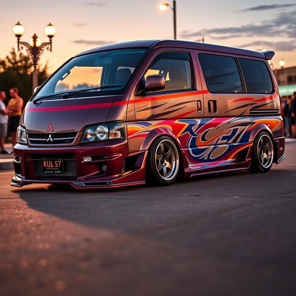 Sleek & Sporty: Modified 2000 Mitsubishi Kuda Exceed in Dazzling City ...