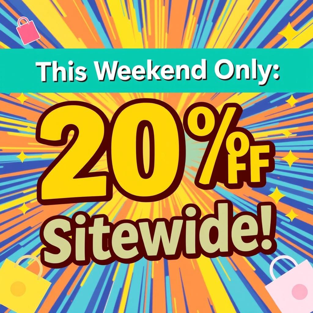 Limited Time Offer: 20% Off Sitewide This Weekend!