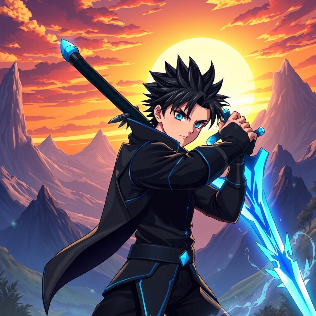 Anime Character Design: Sung Jin-Woo Inspired Hero
