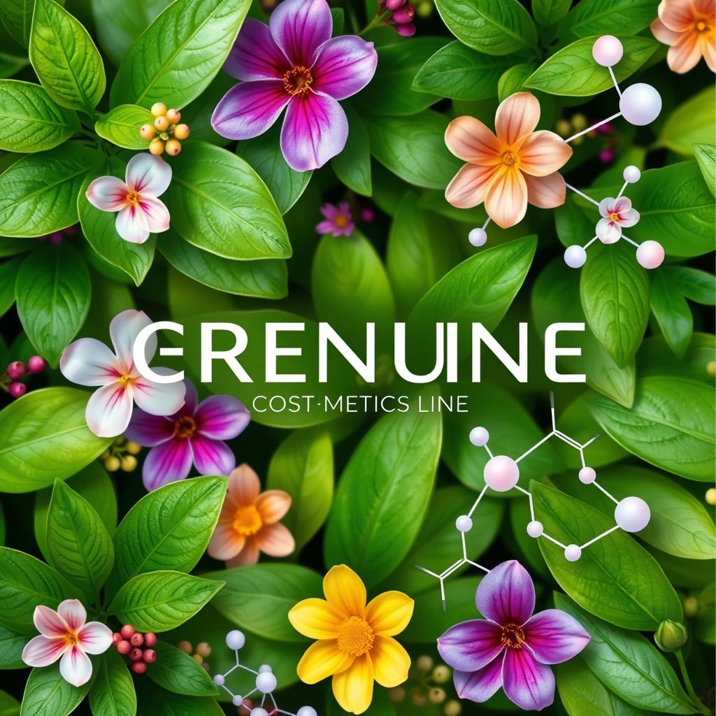 Sustainable Beauty: Nature-Inspired Cover Design for Cosmetics