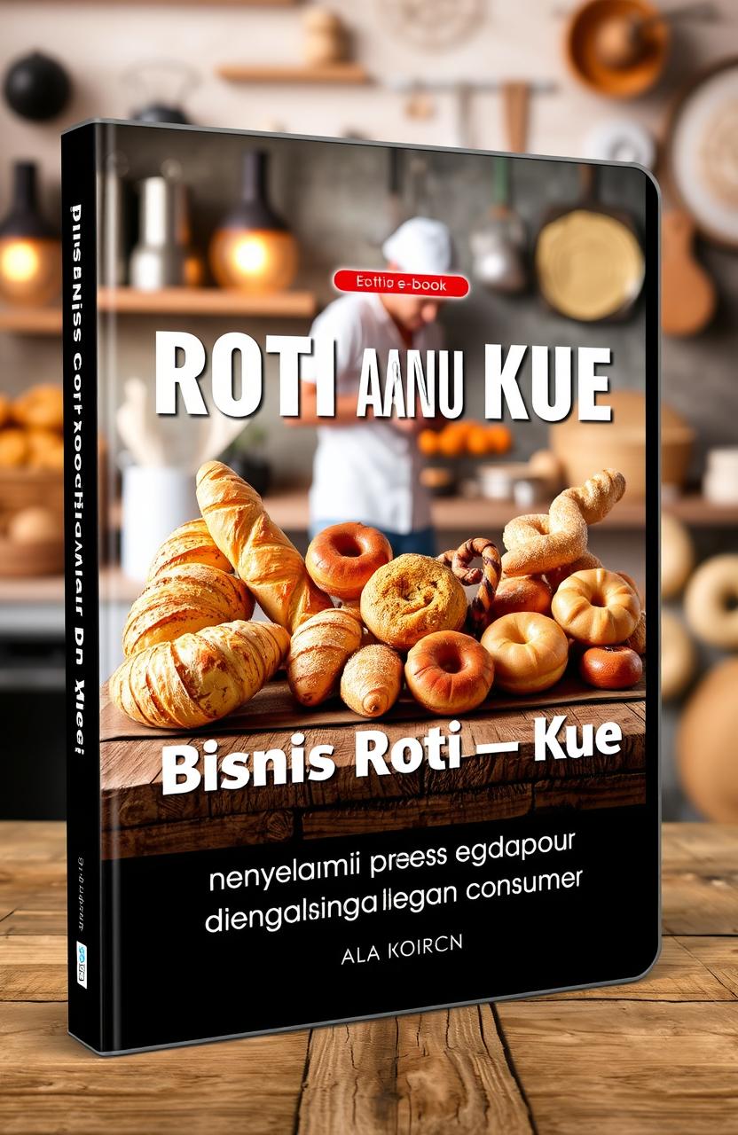 Bisnis Roti dan Kue: E-book Cover Design Inspired by Artisanal Baking