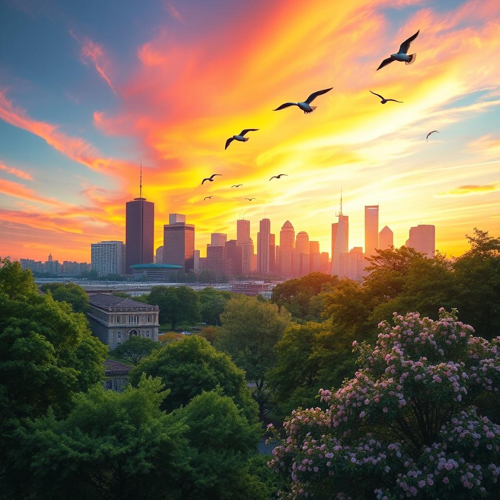 Stunning Photo Manipulation: Urban and Nature Fusion