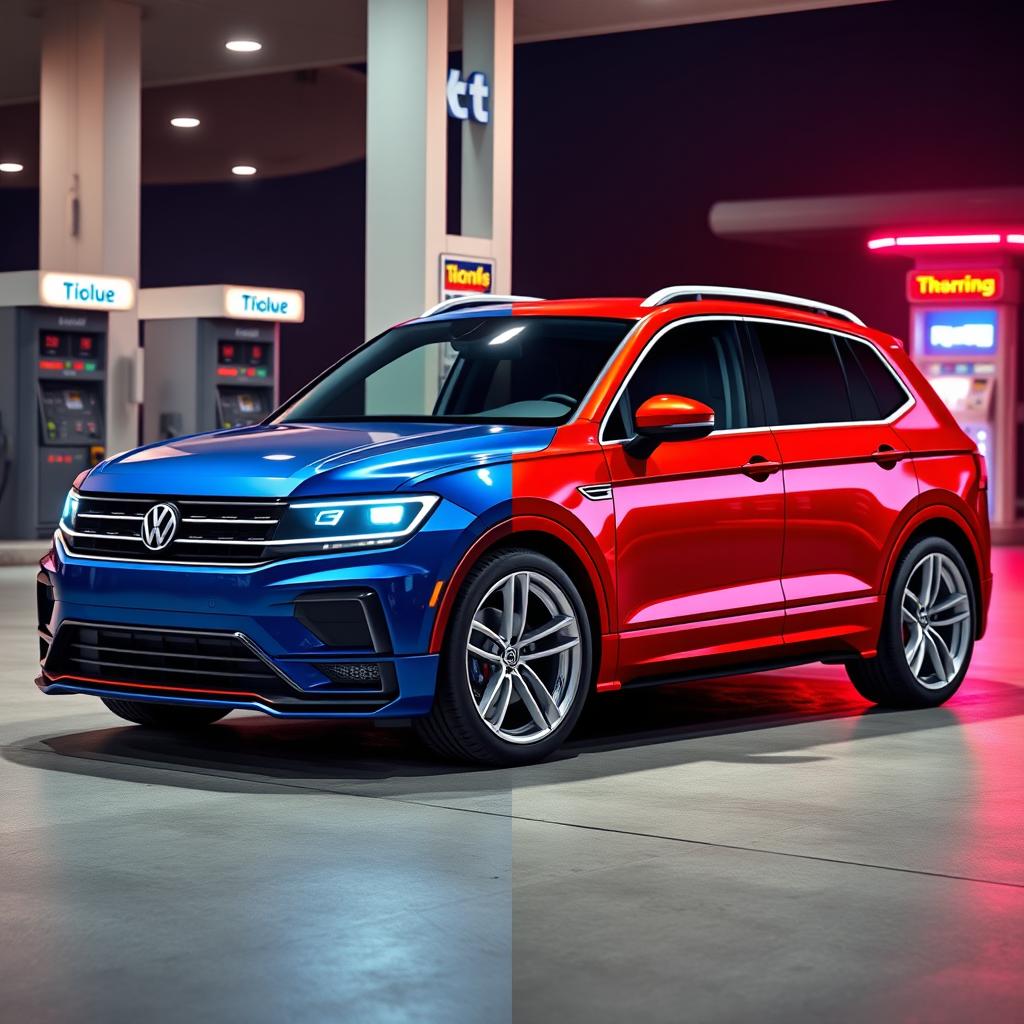 Stunning 8K Volkswagen Tiguan Allspace Concept Art – Dual Color Showcase