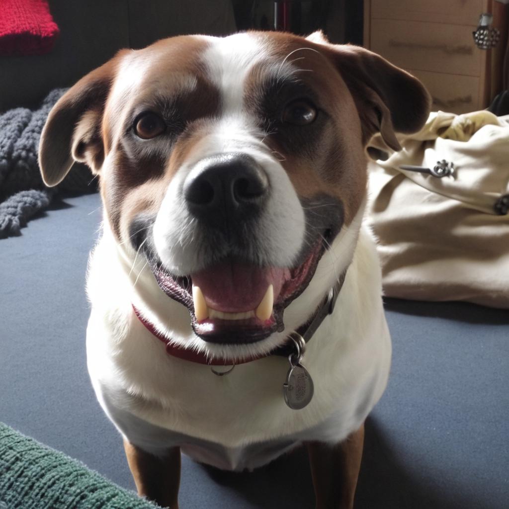 Transforming a Dog into a Human: A 3D Realistic Artwork