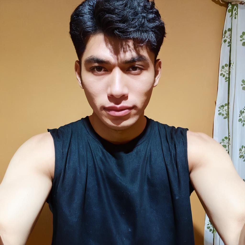 Confident Modern Portrait: A Young Man with Style