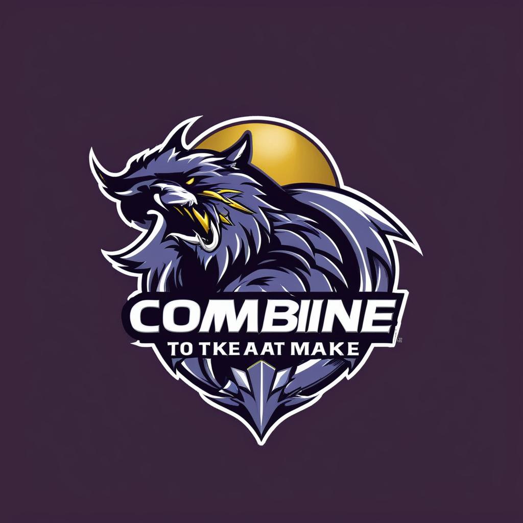 Dynamic Logo Design: Merging Storm and Dragon Elements