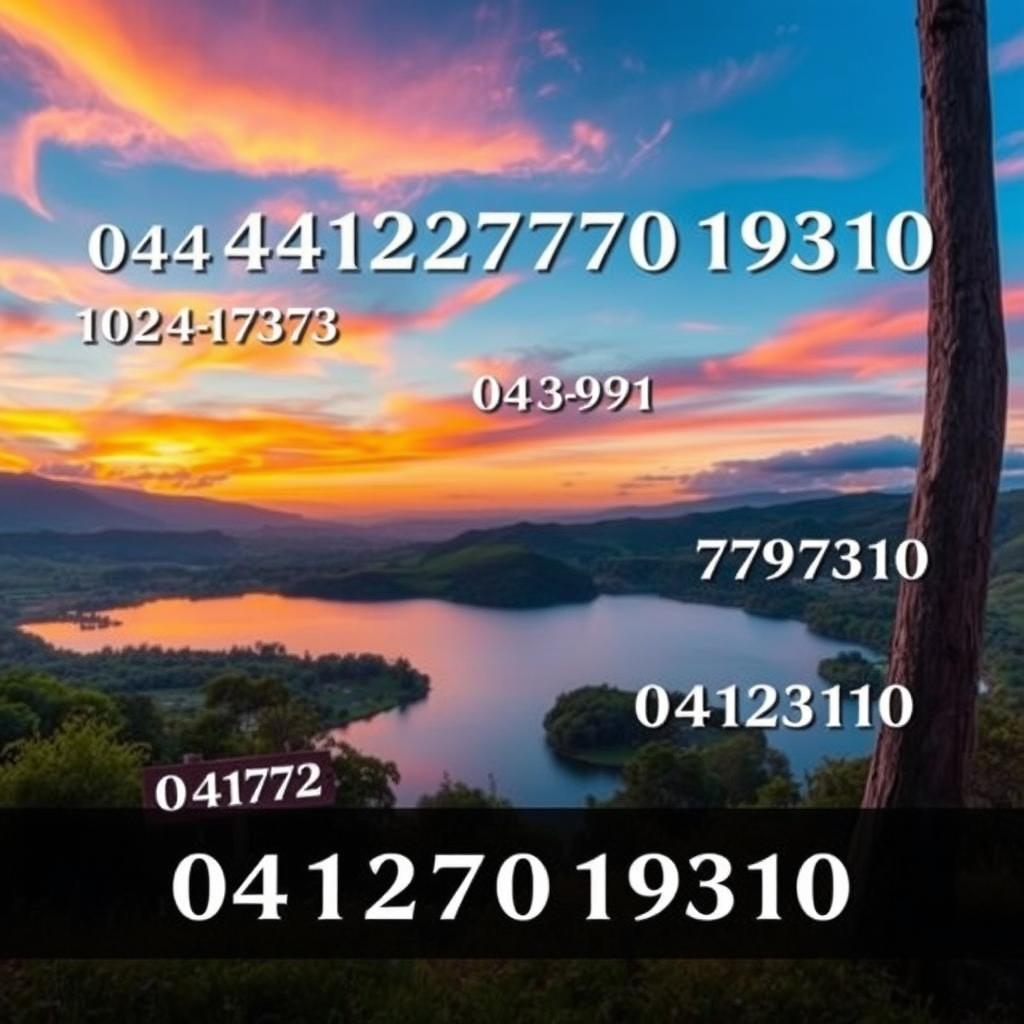 Stunning Landscape Art with Integrated Phone Number | Idyllic Ideas
