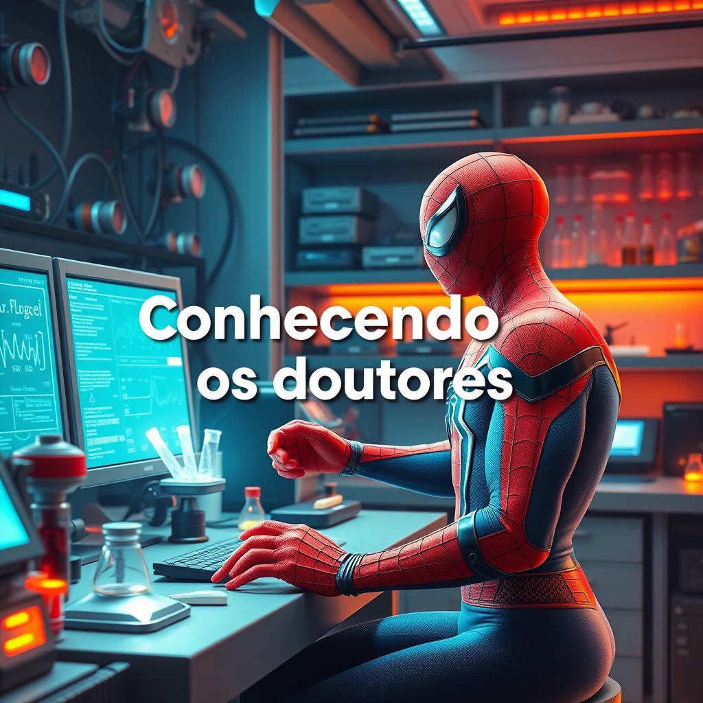 Spider-Man in a High-Tech Lab: Exploring the Future of Science