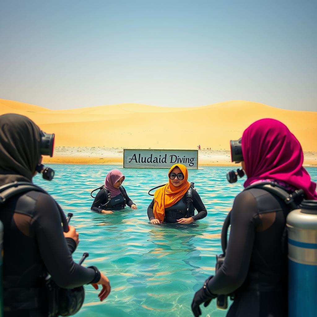 Scuba Divers in Qatar: Exploring Sealine Beach with Elegance