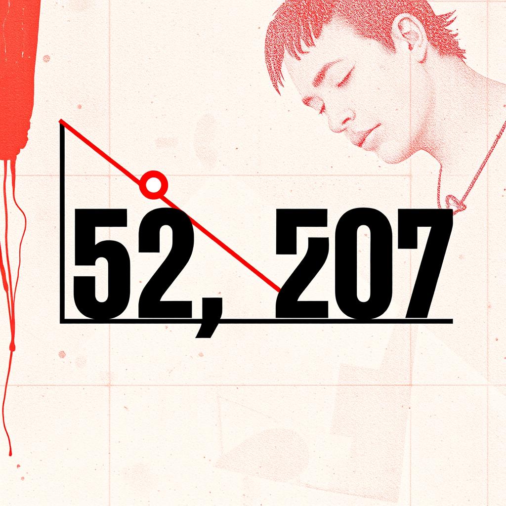 Visualizing Decline: A Powerful Graph of Decreasing Numbers