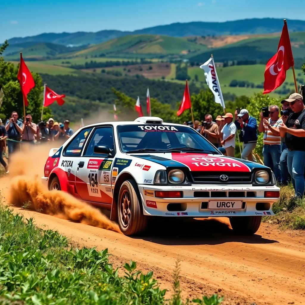 Dynamic Toyota Corolla Rally Action | Spectacular Racing Imagery