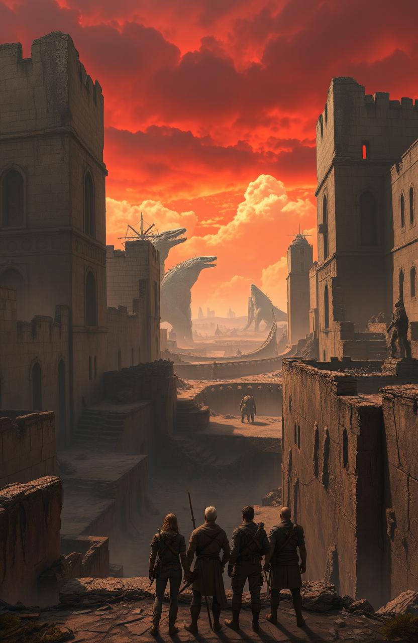 Explore the Mythical Wasteland: Adventurers vs. Monstrous Creatures