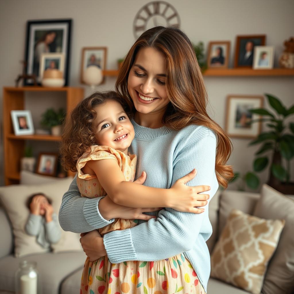 Heartwarming Family Portrait: A Moment of Love