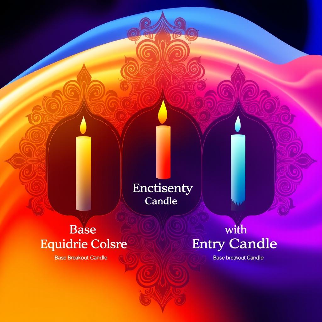 Intricate Trading Candle Phone Wallpaper: Elevate Your Trading Aesthetic