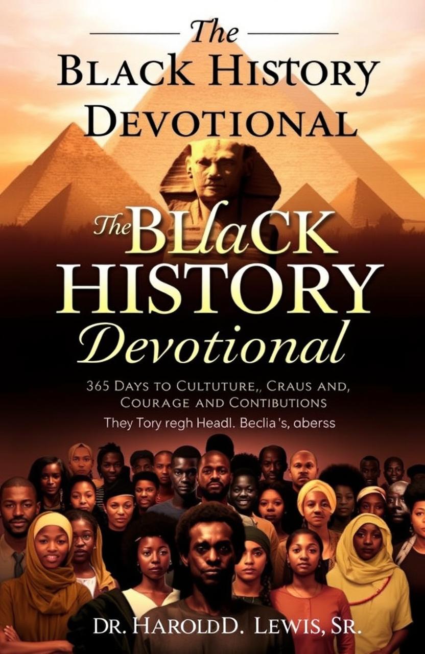 Stunning Book Cover Design for 'The Black History Devotional'