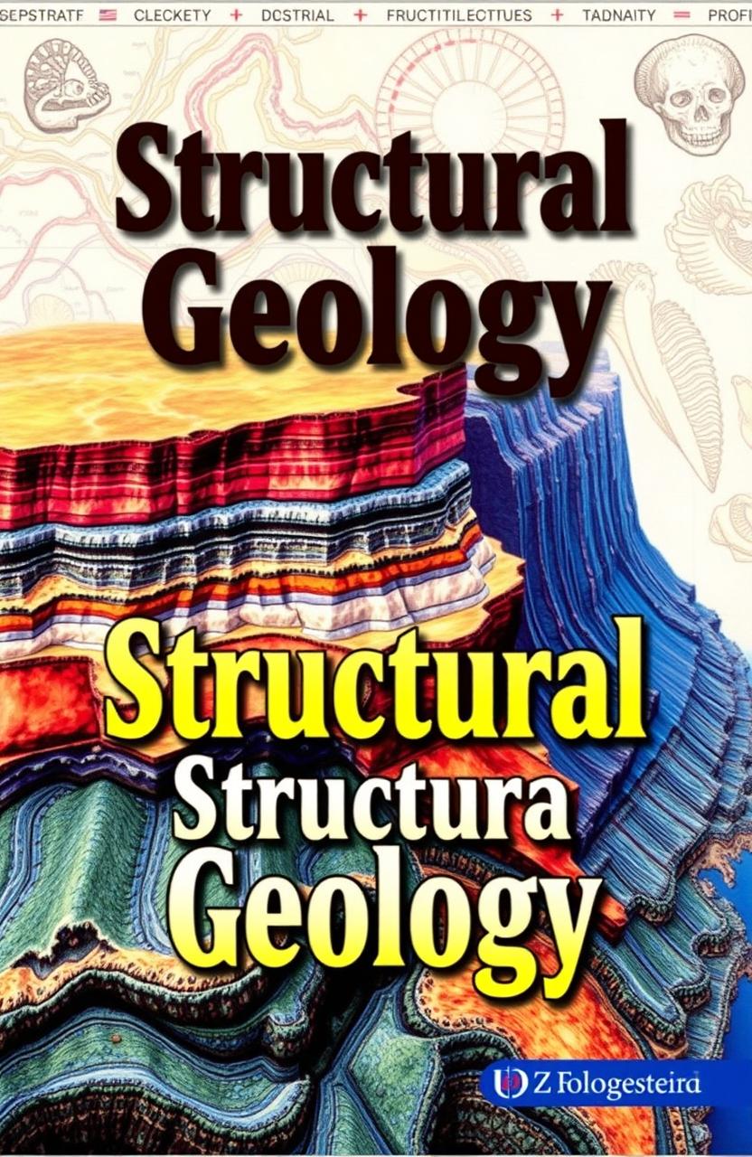 Dynamic Book Cover Design for Structural Geology Textbook