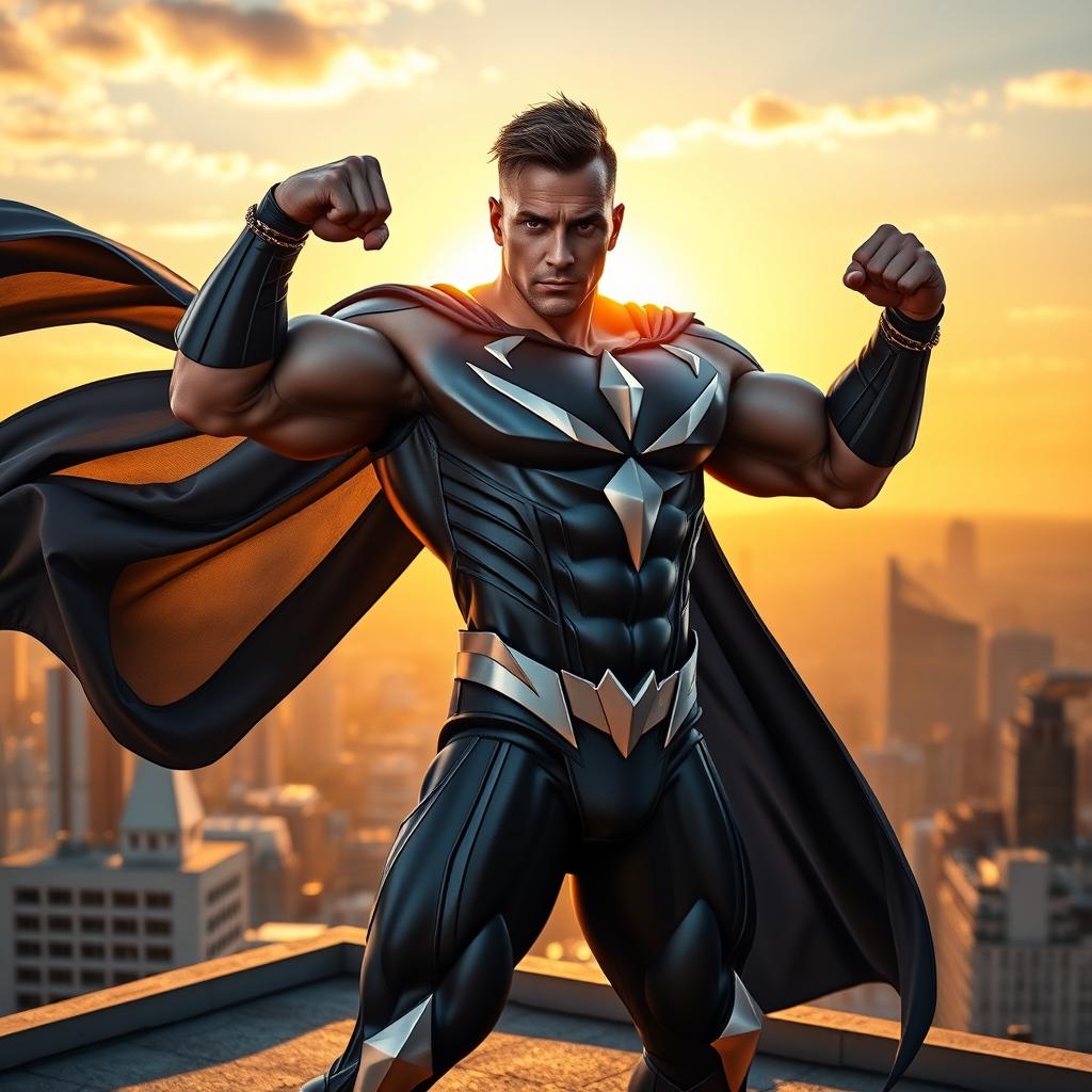 The Point Breaker: A Dynamic Superhero Image