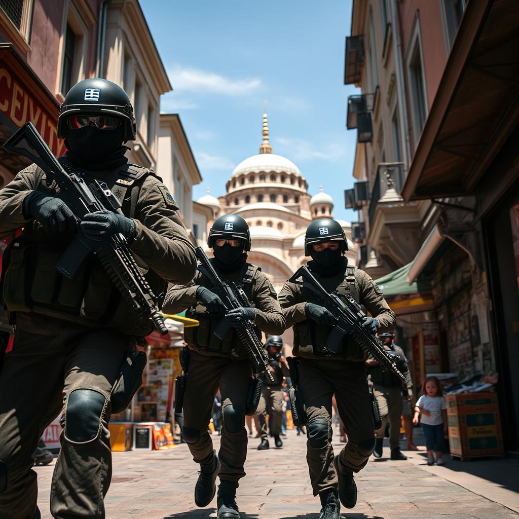 Elite Greek Commandos in Istanbul: A Tactical Mission Unveiled