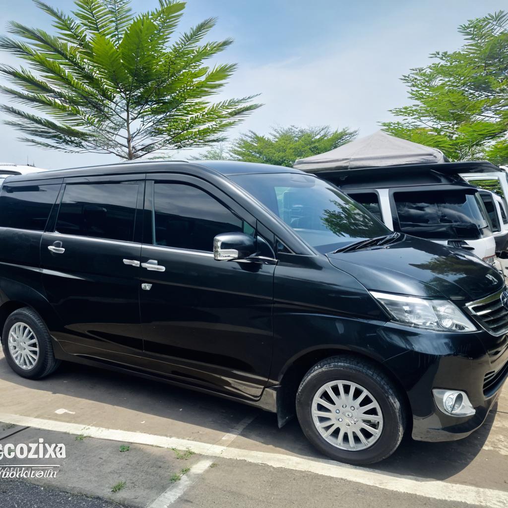 Sleek Black Minivan: Modern Design & Sporty Accents
