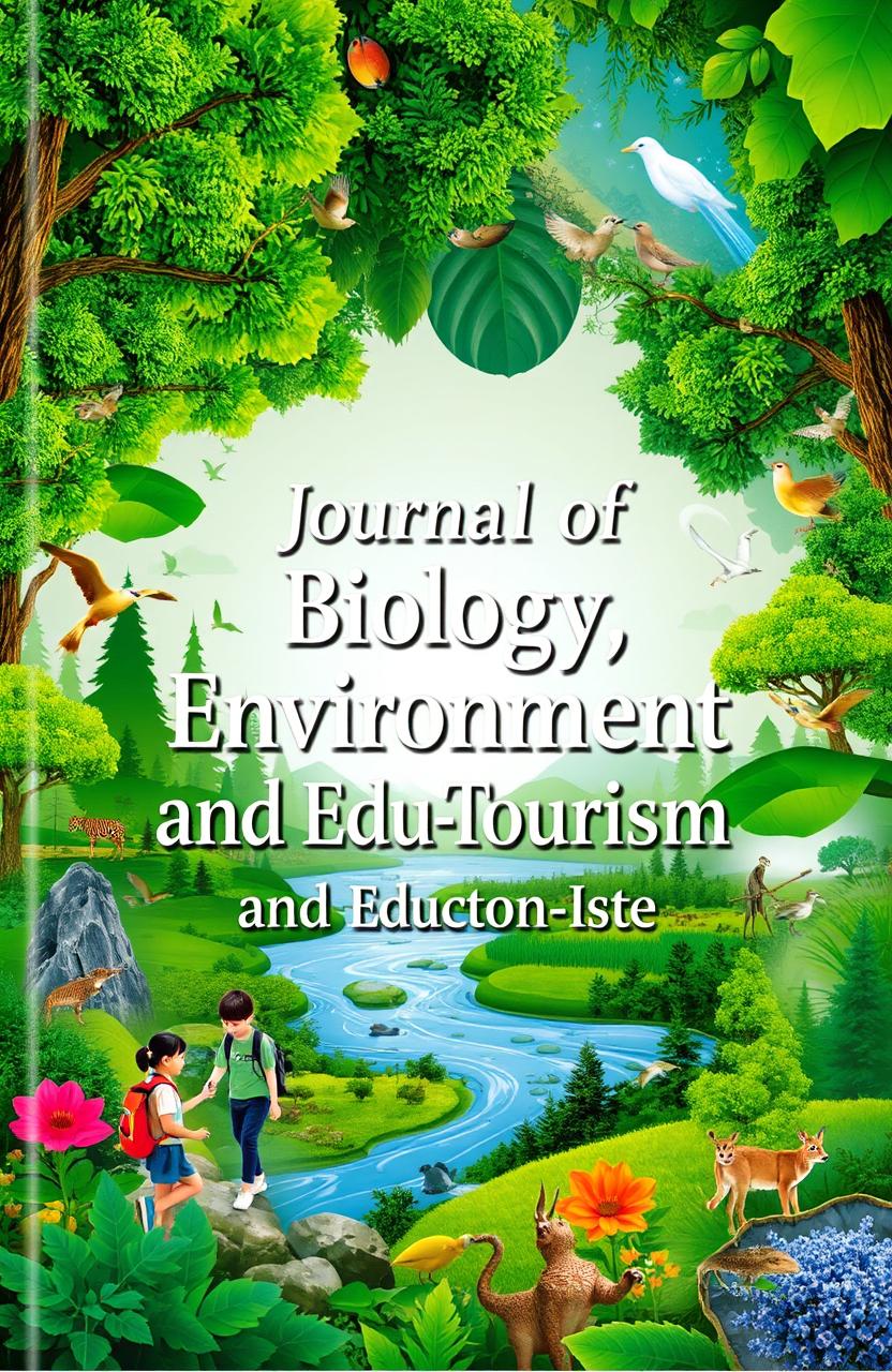 Vibrant Book Cover Design for 'Journal of Biology, Environment and Edu ...