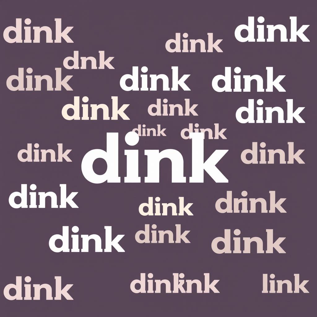 Dynamic Typography: Explore Abstract Dink Designs