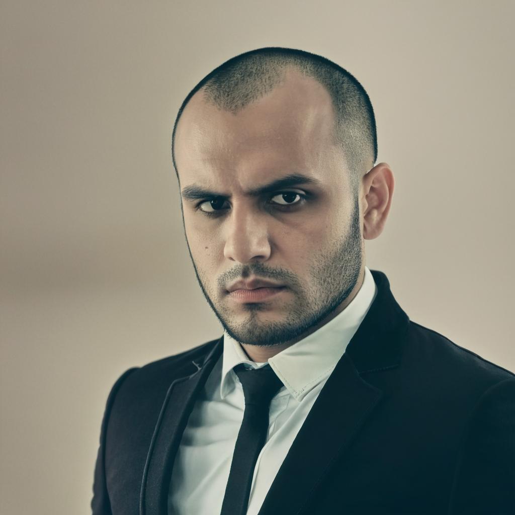 Dramatic Portrait of a Confident Man in Formal Attire | Idyllic Ideas