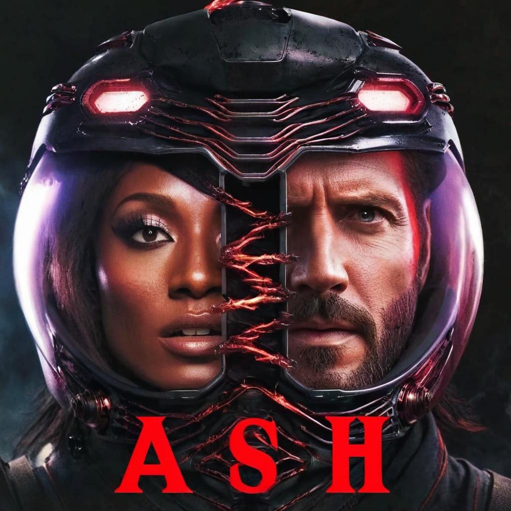 Futuristic Movie Poster Design for 'ASH' (2025)