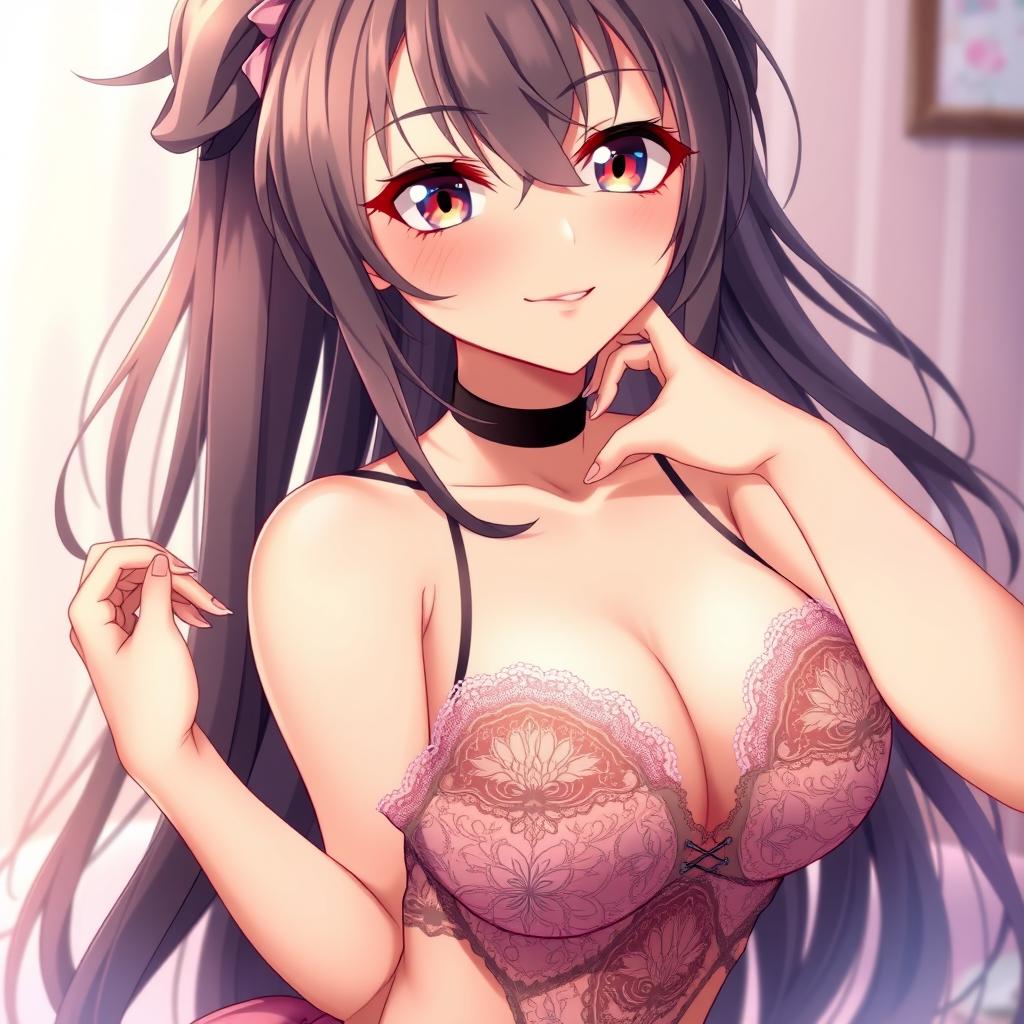 Seductive Anime Girls Captivating Lingerie Illustrations 4945
