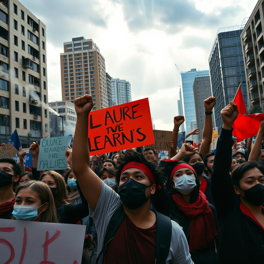 Revolution in the City: A Vivid Depiction of Unity and Change