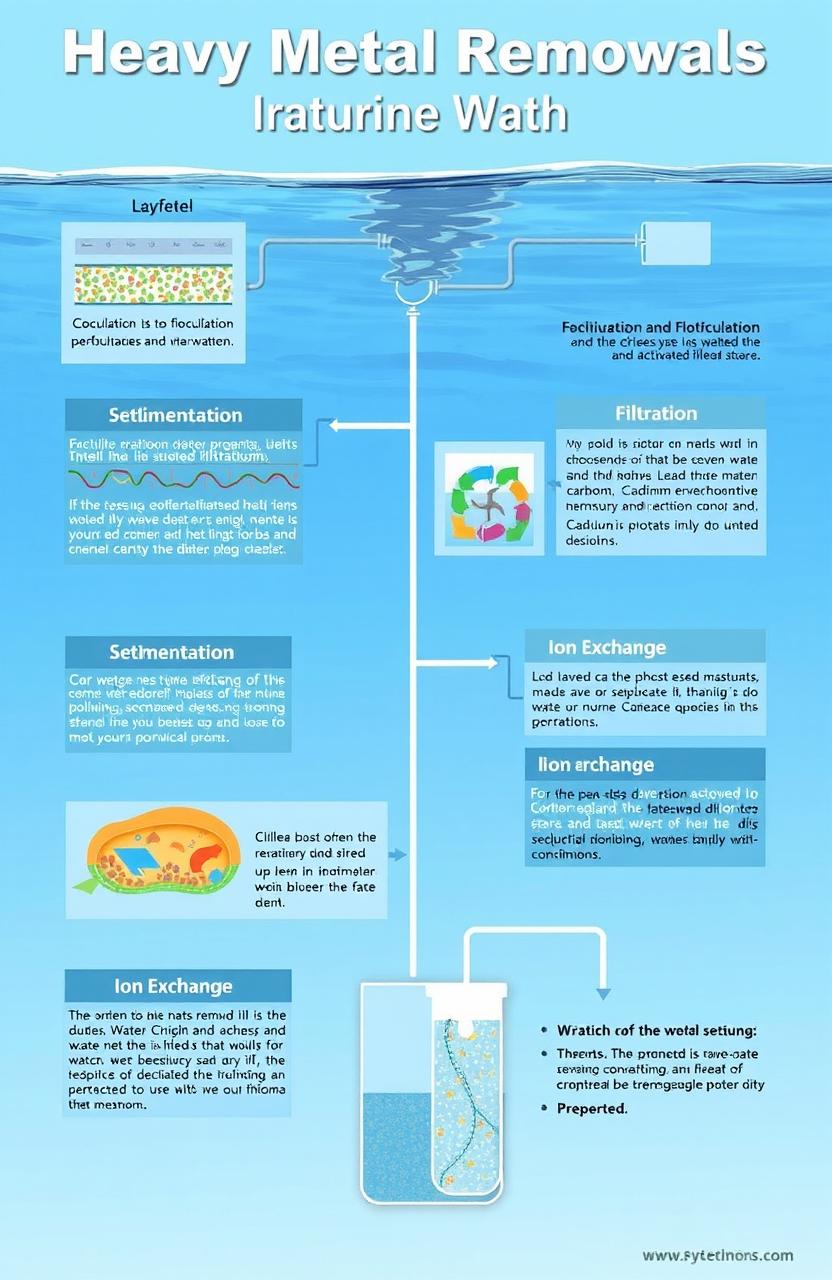 Heavy Metal Removal Processes Infographic | Clean Water Solutions