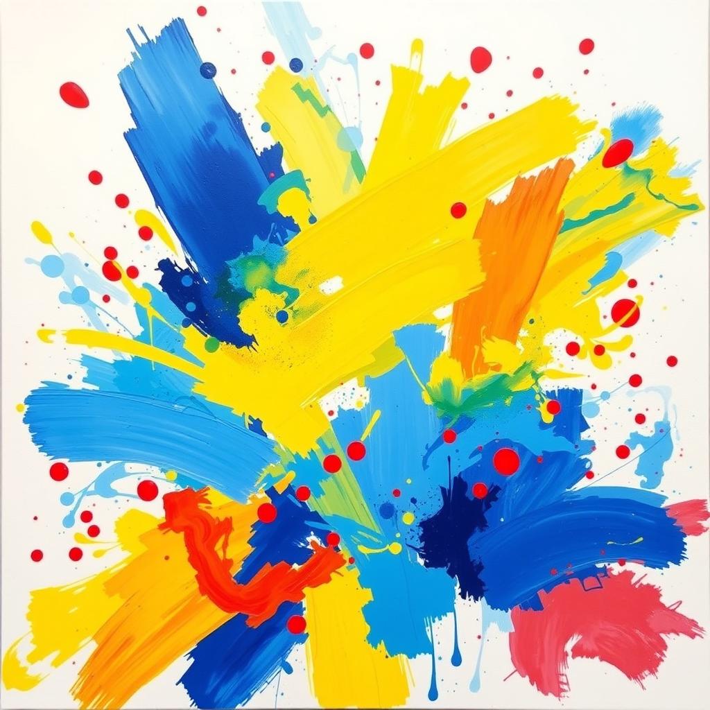 Vibrant Abstract Painting | Joyful Modern Art