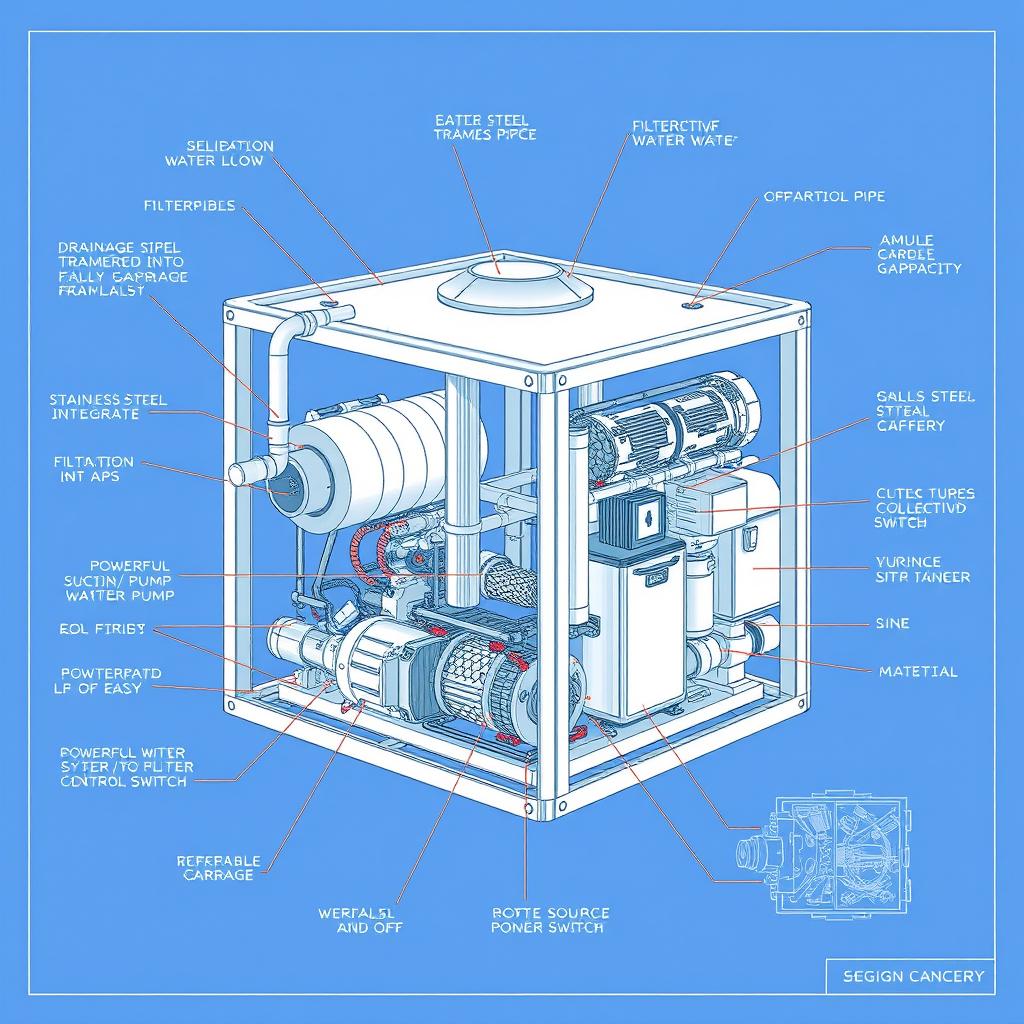 Innovative Garbage Sucker Blueprint for Clean Oceans and Lakes