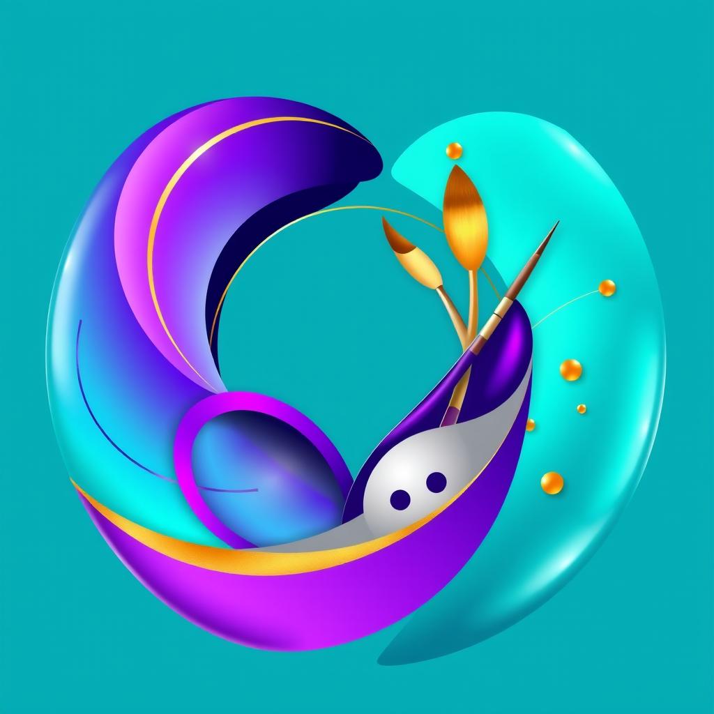 Stunning Abstract Profile Picture Design for Creative Telegram Channel