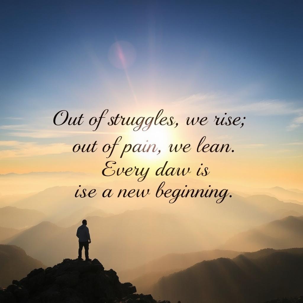 Uplifting Sunrise Image: Hope & Resilience in Nature