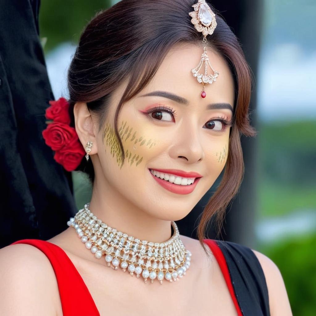 Enchanting Female Fantasy Character Design | Idyllic AI Art