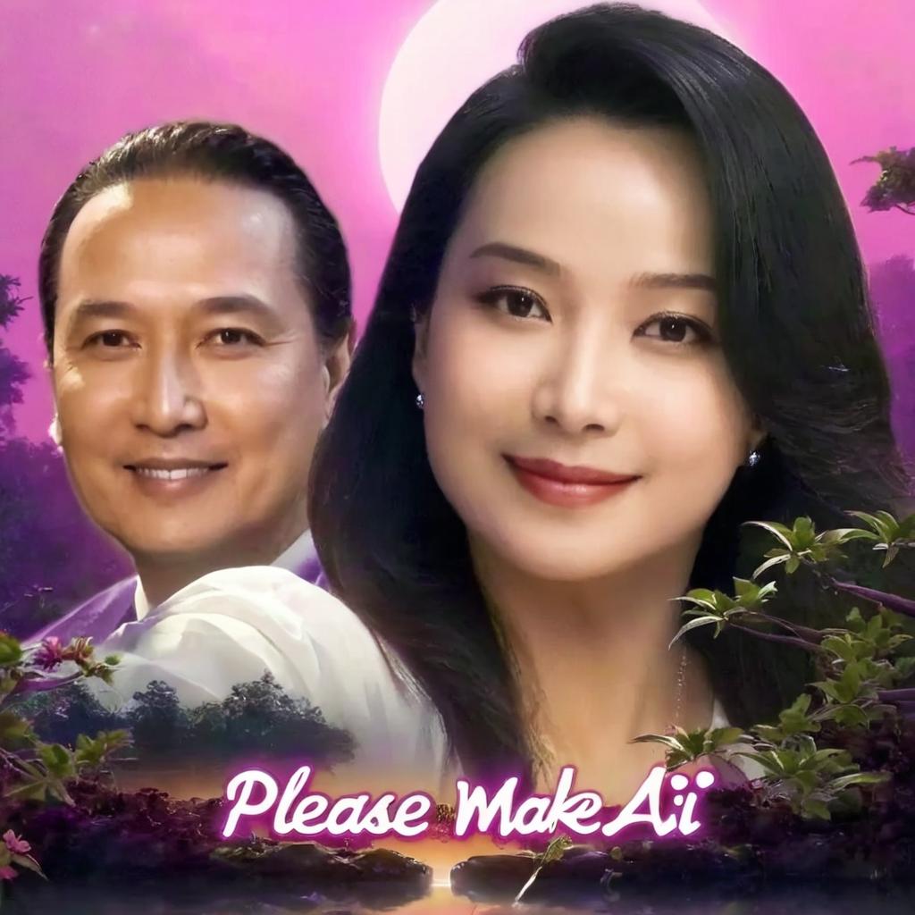 Enchanting Romantic Digital Artwork - A Dreamlike Love Story