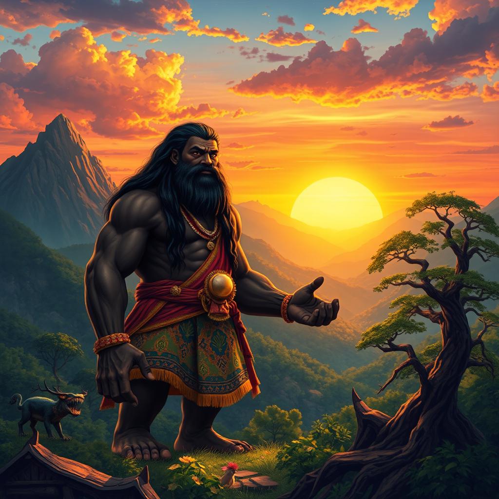 Explore the Legend of Mahasona: Sri Lankan Folklore Illustrated