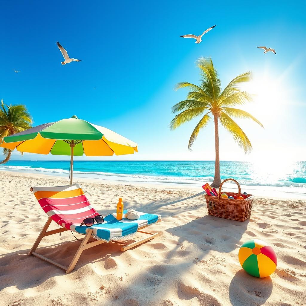 Experience the Ultimate Relaxation: Vibrant Beach Scenes