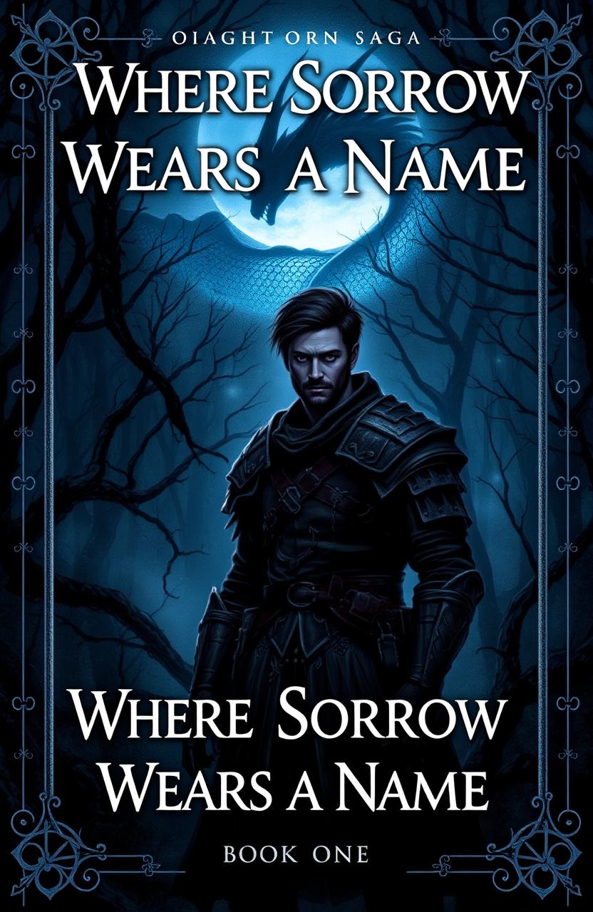 Dark Fantasy Book Cover: Where Sorrow Wears a Name | Oathborn Saga
