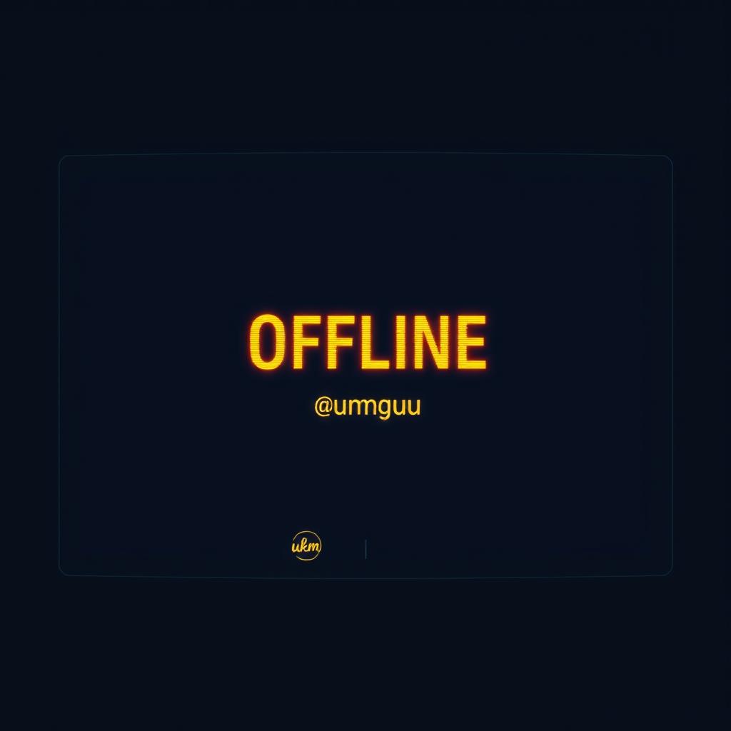 Modern Retro Offline Streaming Screen Design