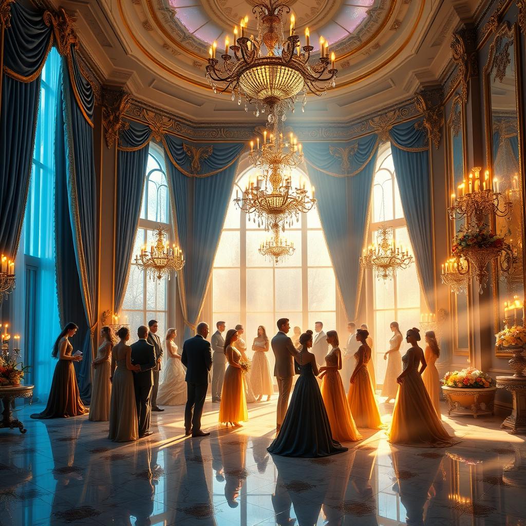Enchanting Magical Ballroom Scenes & Logo Design