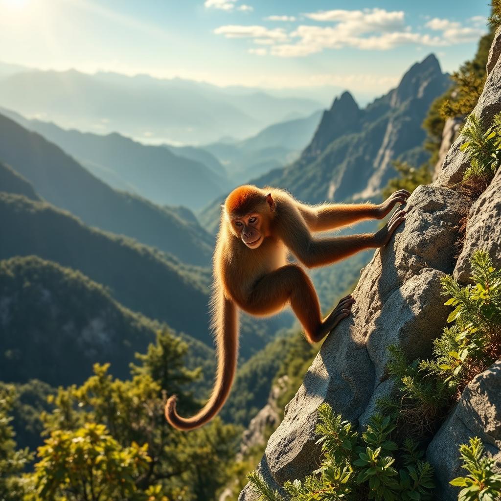 Vibrant Monkey Climbing Adventure: A Journey Through Nature's Majesty