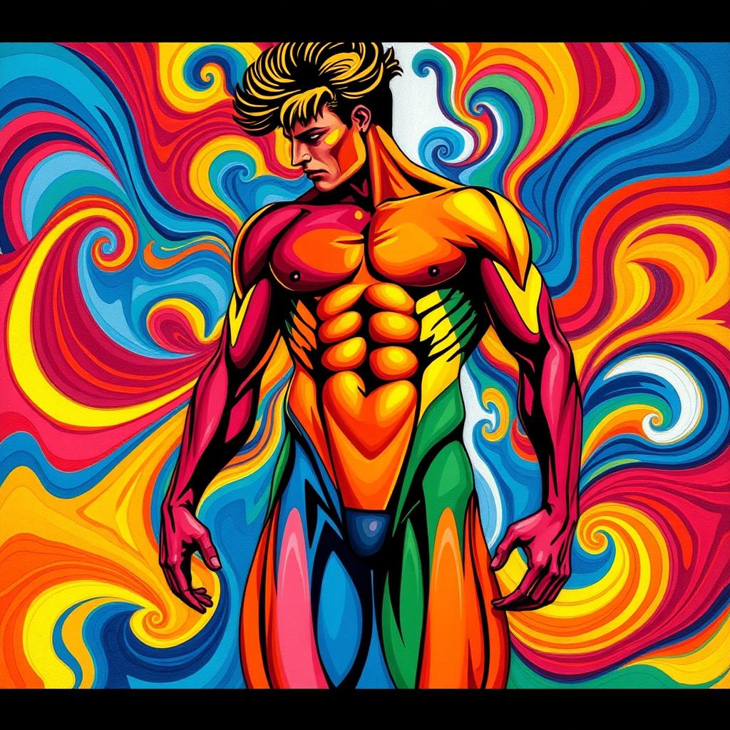 Celebrating Masculinity: Abstract Art of Male Anatomy