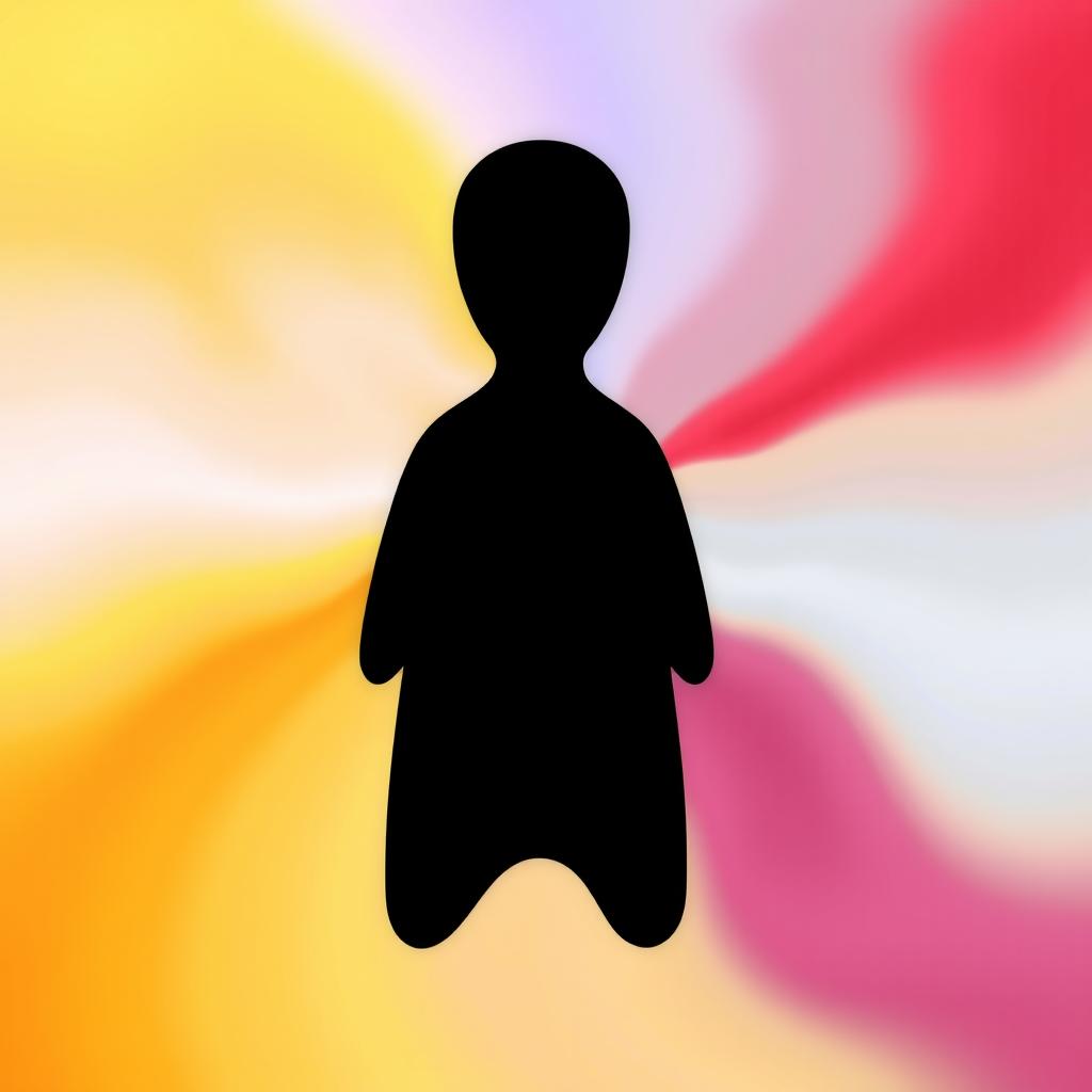 Minimalist Black Figure with Striking Contrast | Idyllic Art Ideas