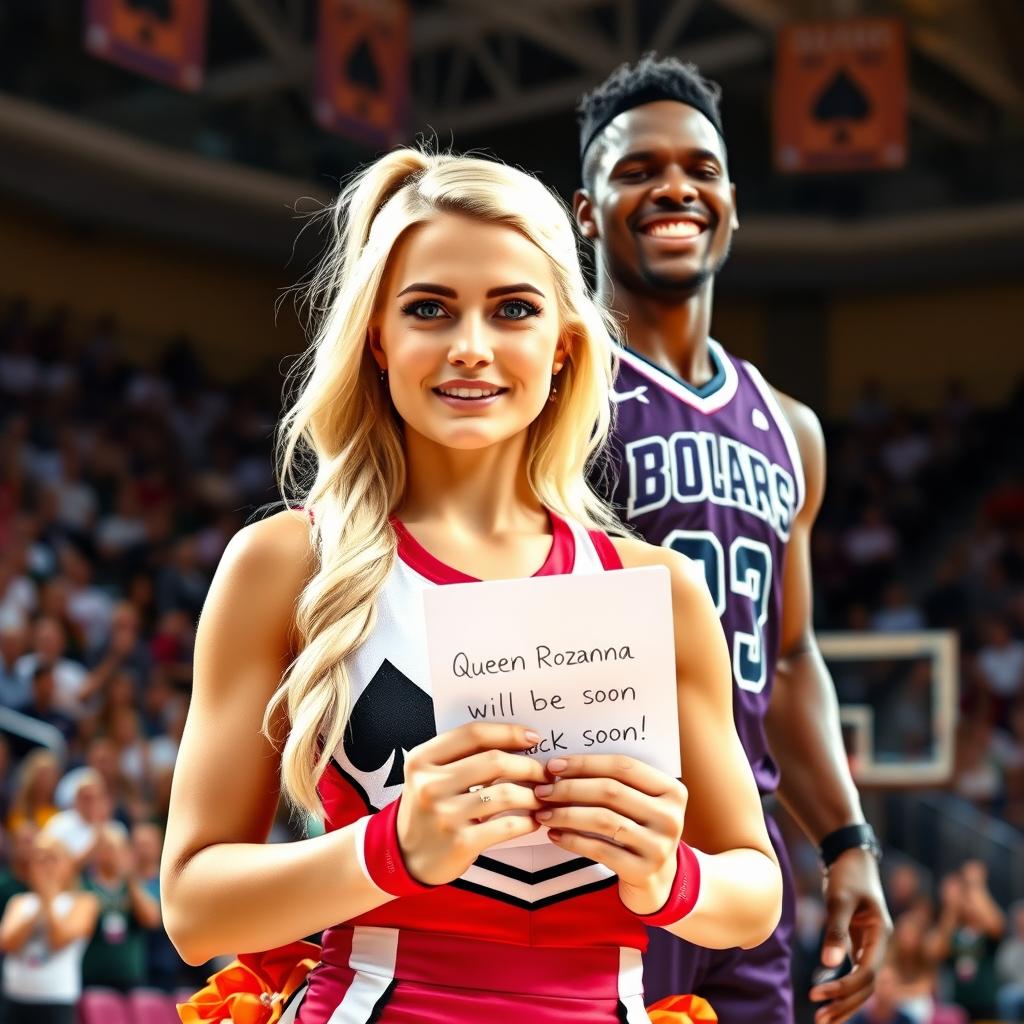 Vibrant Cheerleading Spirit: Queen Rozanna's Comeback