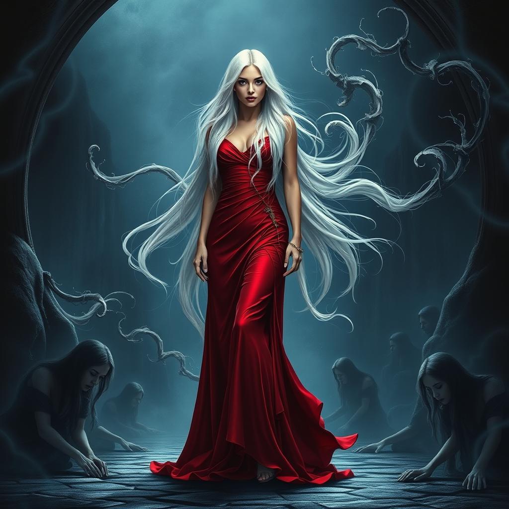 Enigmatic Queen: A Vision of Power and Beauty