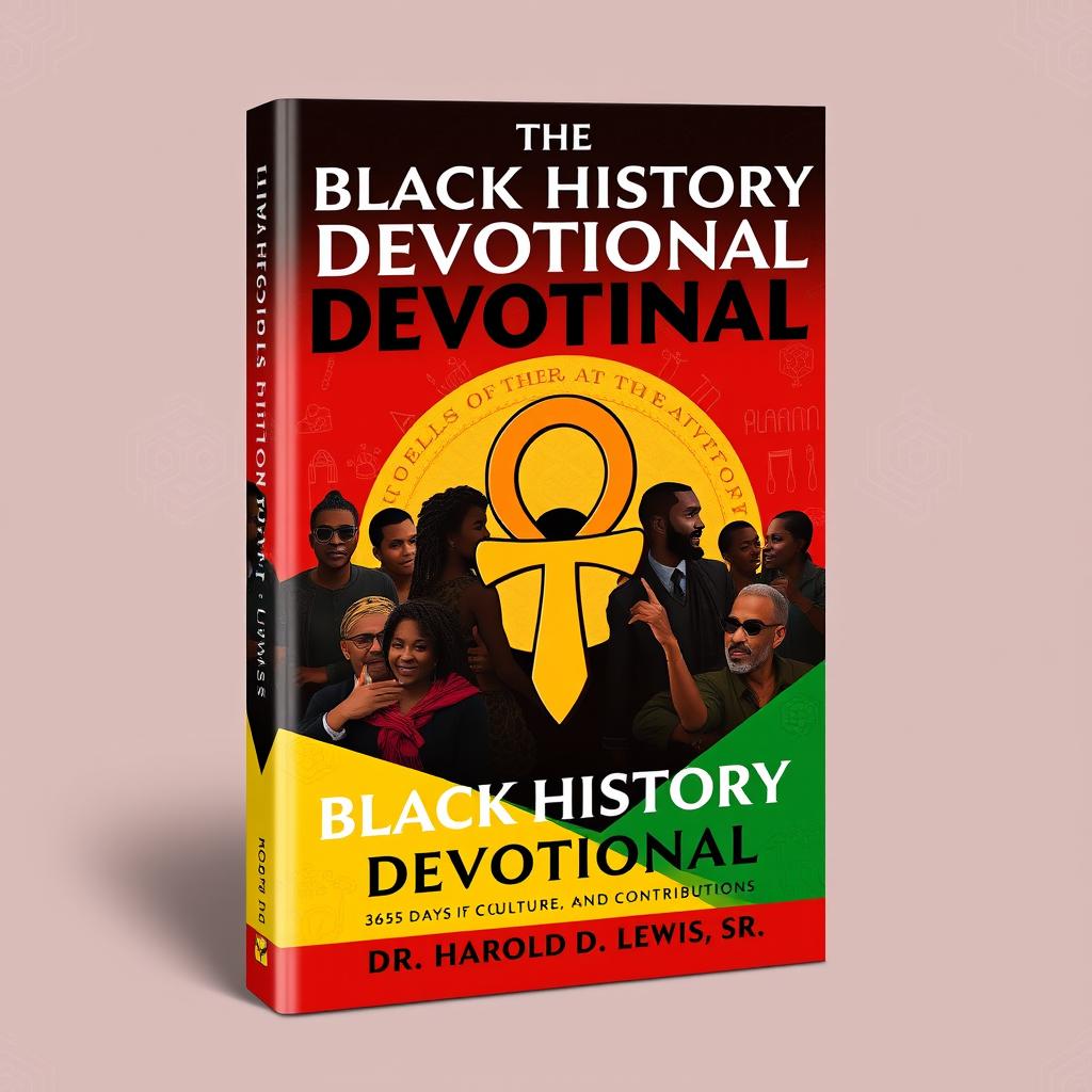 Inspiring Book Cover Design for 'The Black History Devotional'