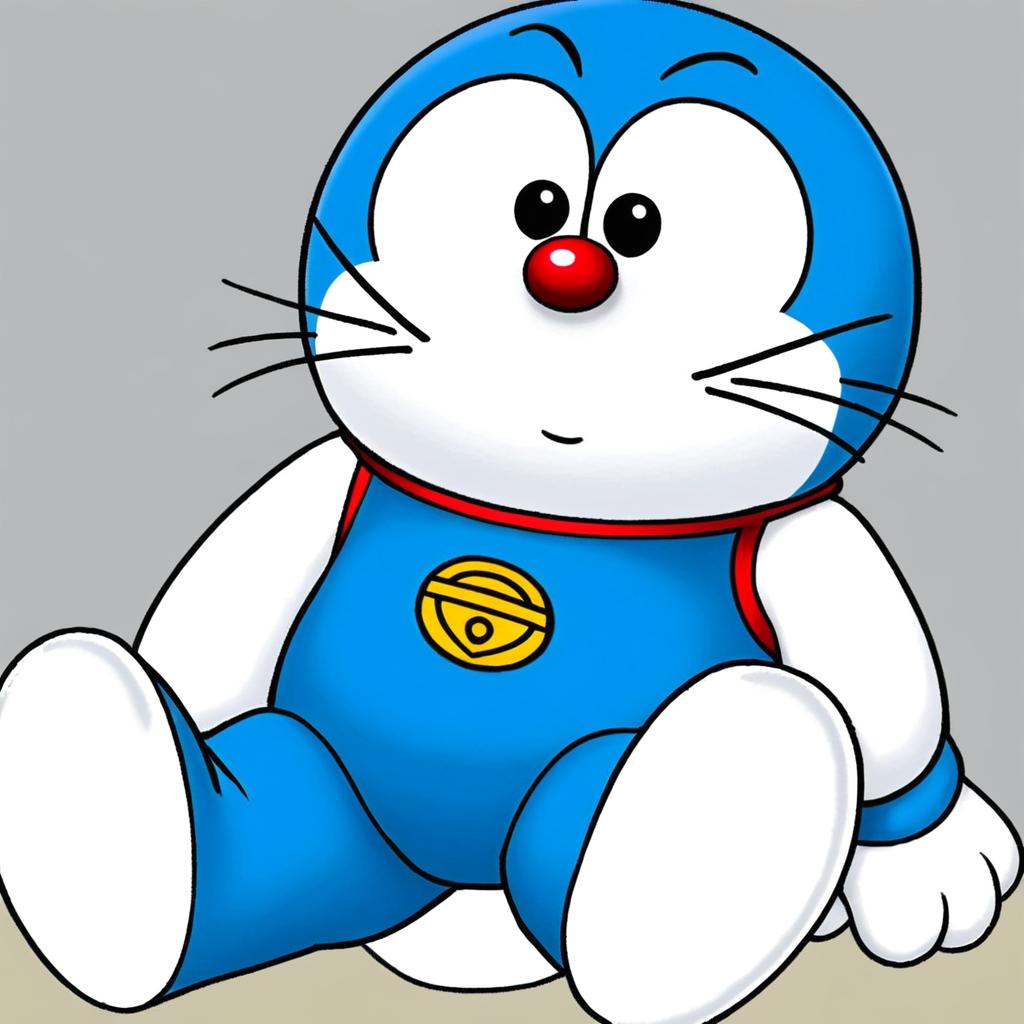 Life-Sized Blue Robotic Cat: A Whimsical Park Adventure
