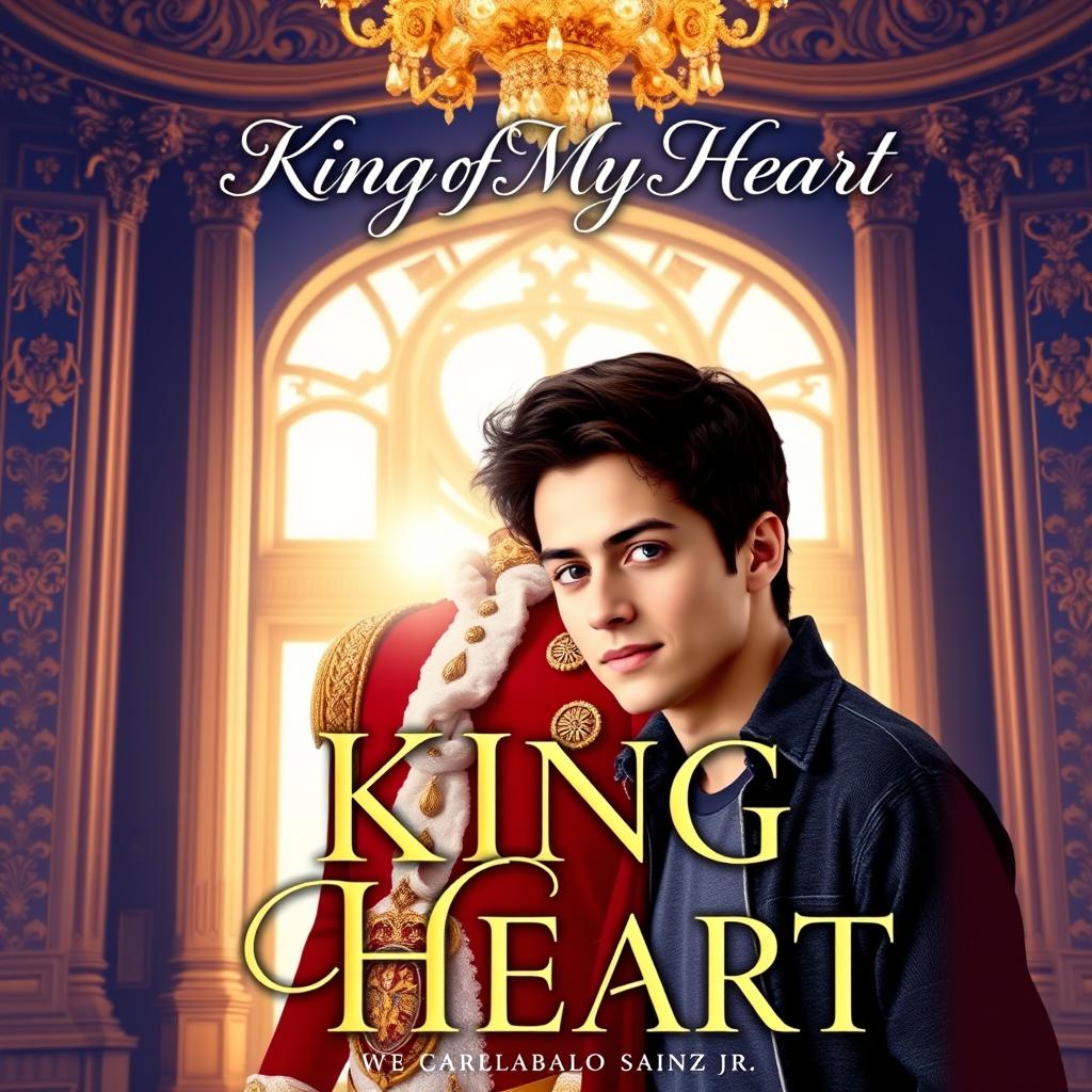 King of My Heart - Captivating Book Cover Design Featuring Carlos Sainz ...